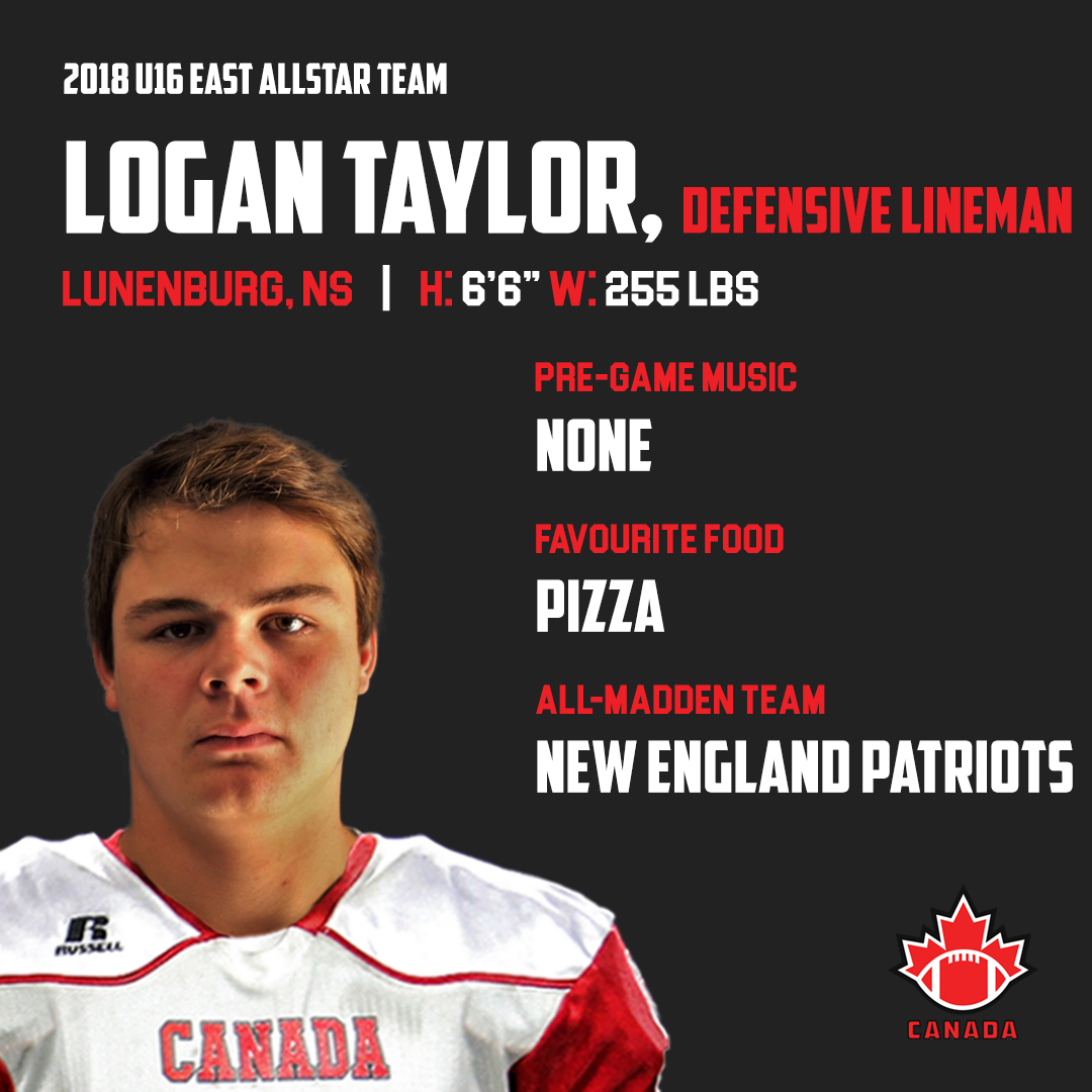 Get to know U16 East All Star Team Defensive Lineman Logan Taylor ...
